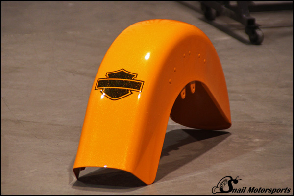 Harley Davidson Bike Orange | All Powder Paints®