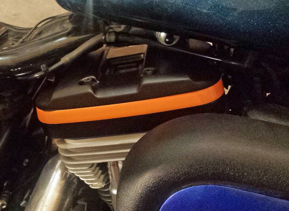 Harley Davidson Bike Orange | All Powder Paints®